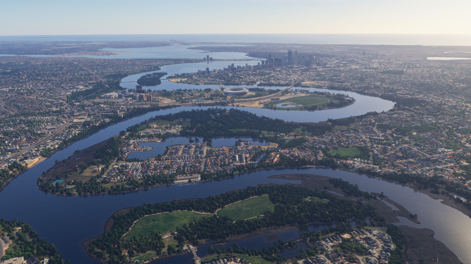 Landmarks Perth City Pack + YPPH Perth Airport MSFS 2024 Bundle - Orbx