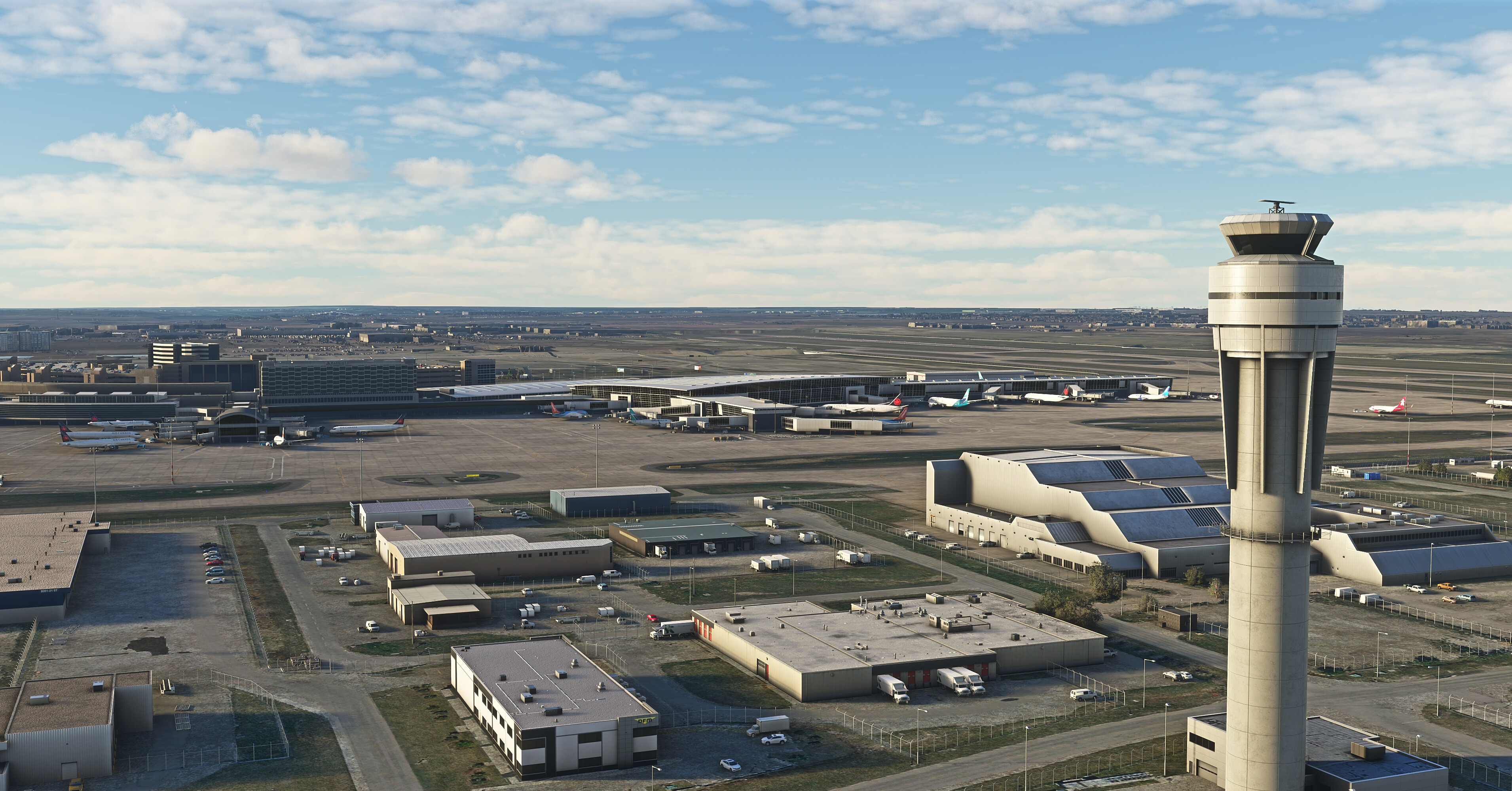CYYC Calgary International Airport - Microsoft Flight Simulator - Orbx