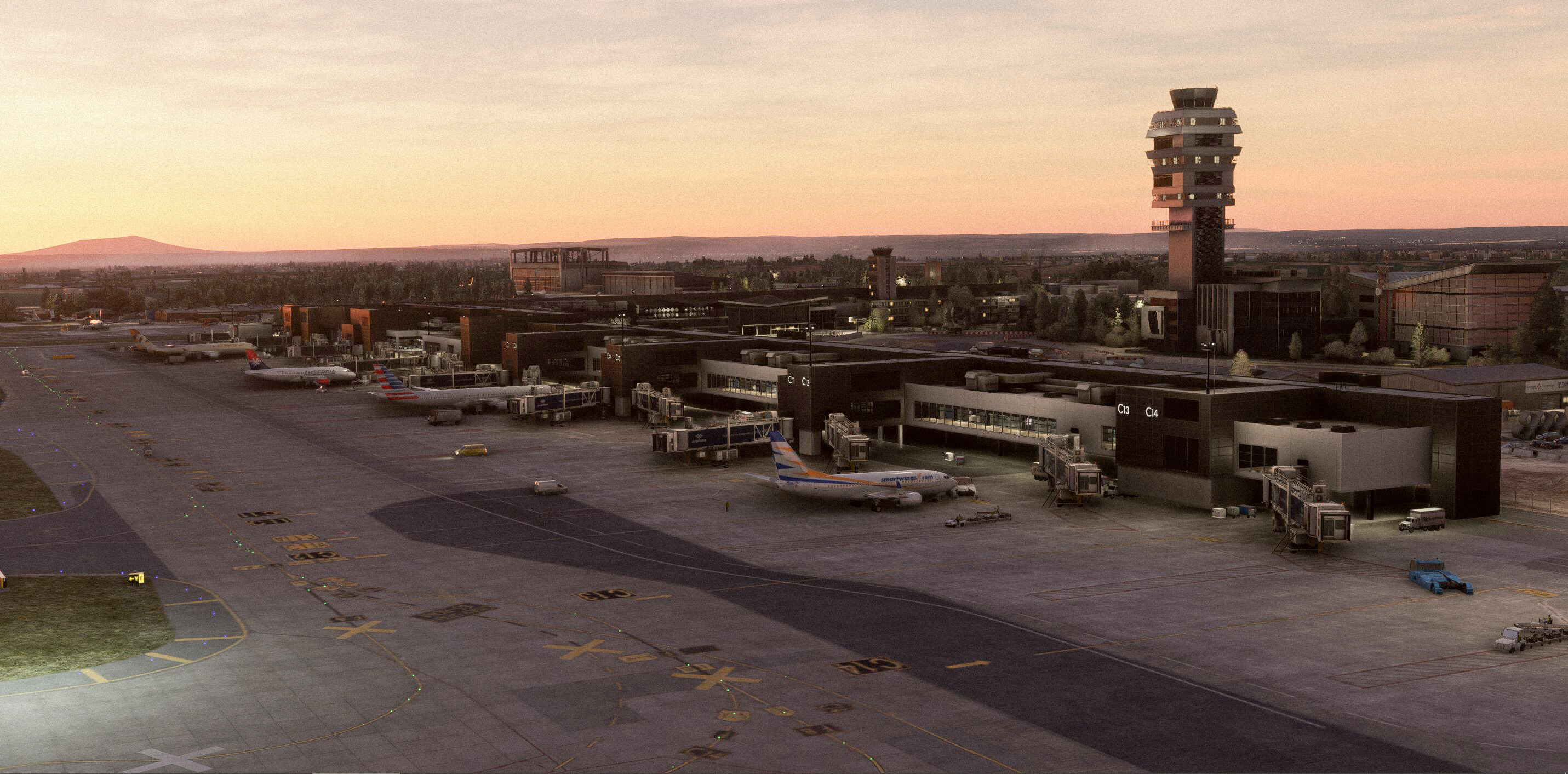 LYBE Nikola Tesla International Airport - Microsoft Flight Simulator - Orbx