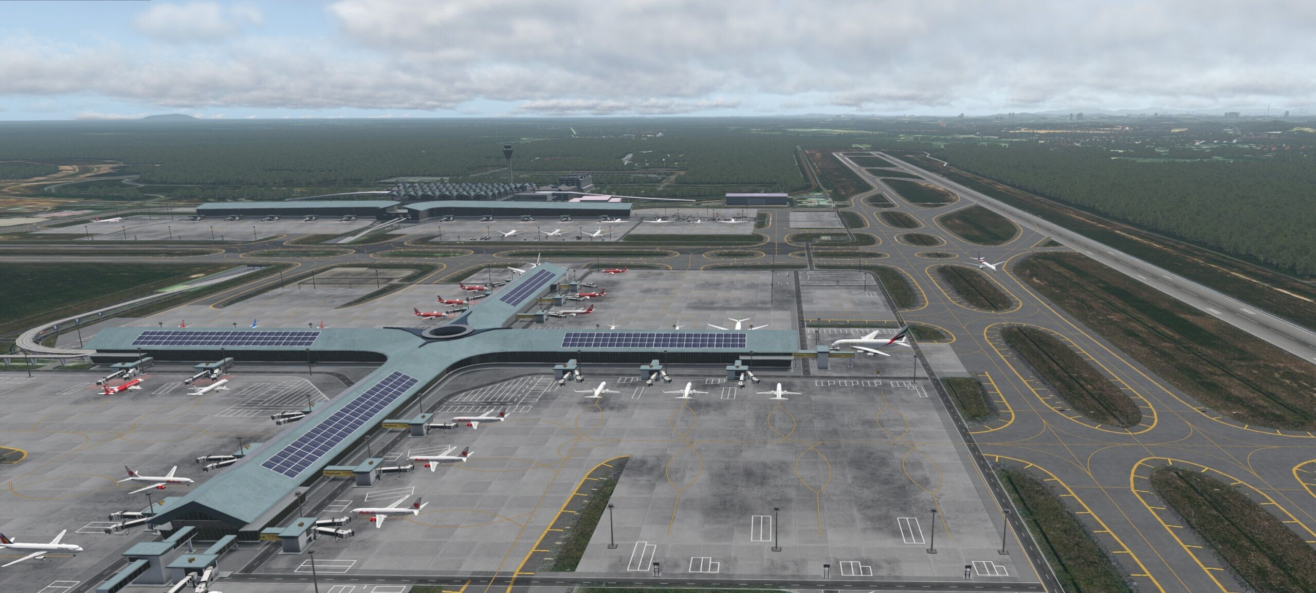 WMKK Kuala Lumpur International Airport X-Plane 12 - Orbx