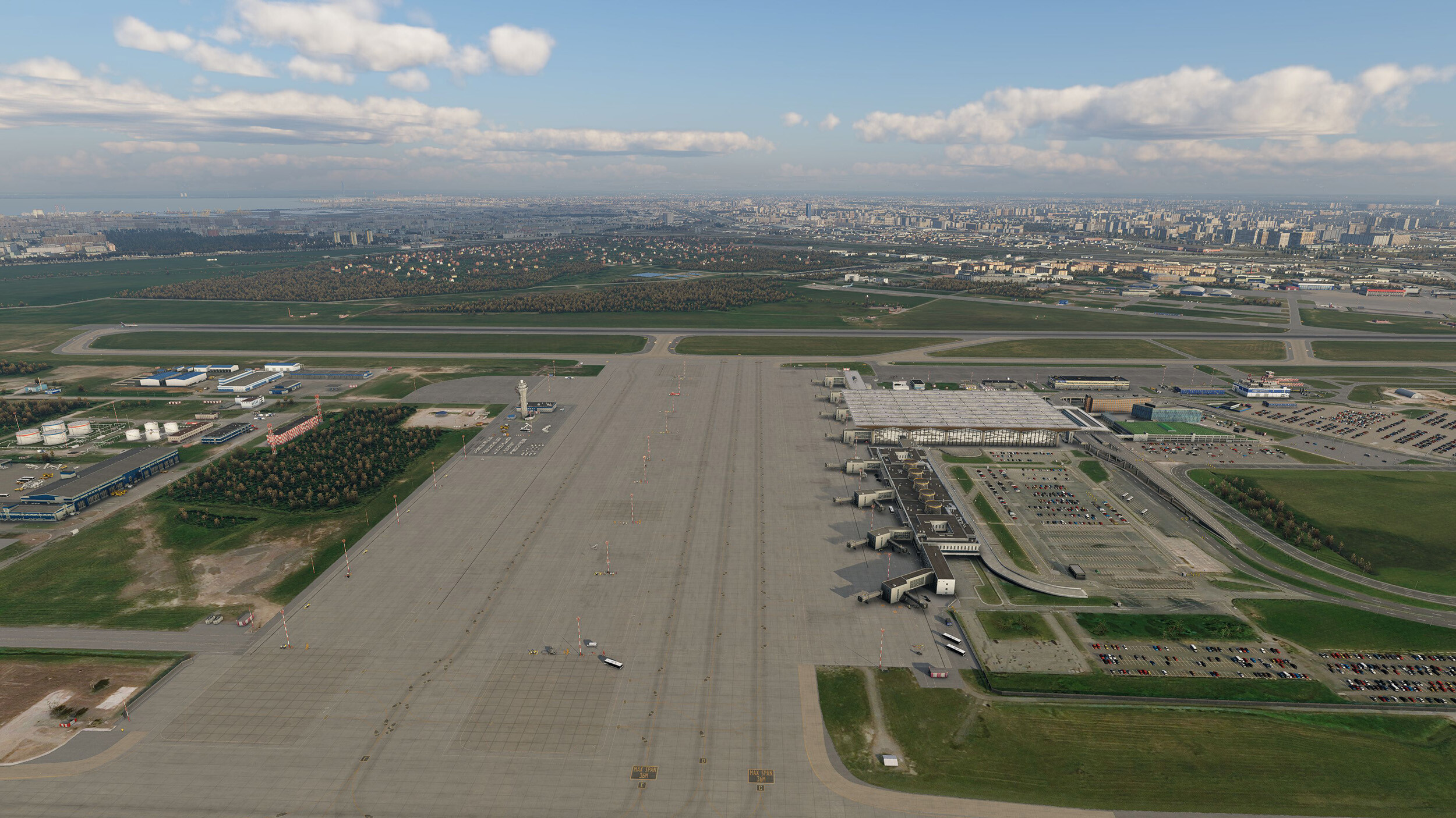 ULLI Saint-Petersburg Pulkovo Airport - X-Plane 12 - Orbx