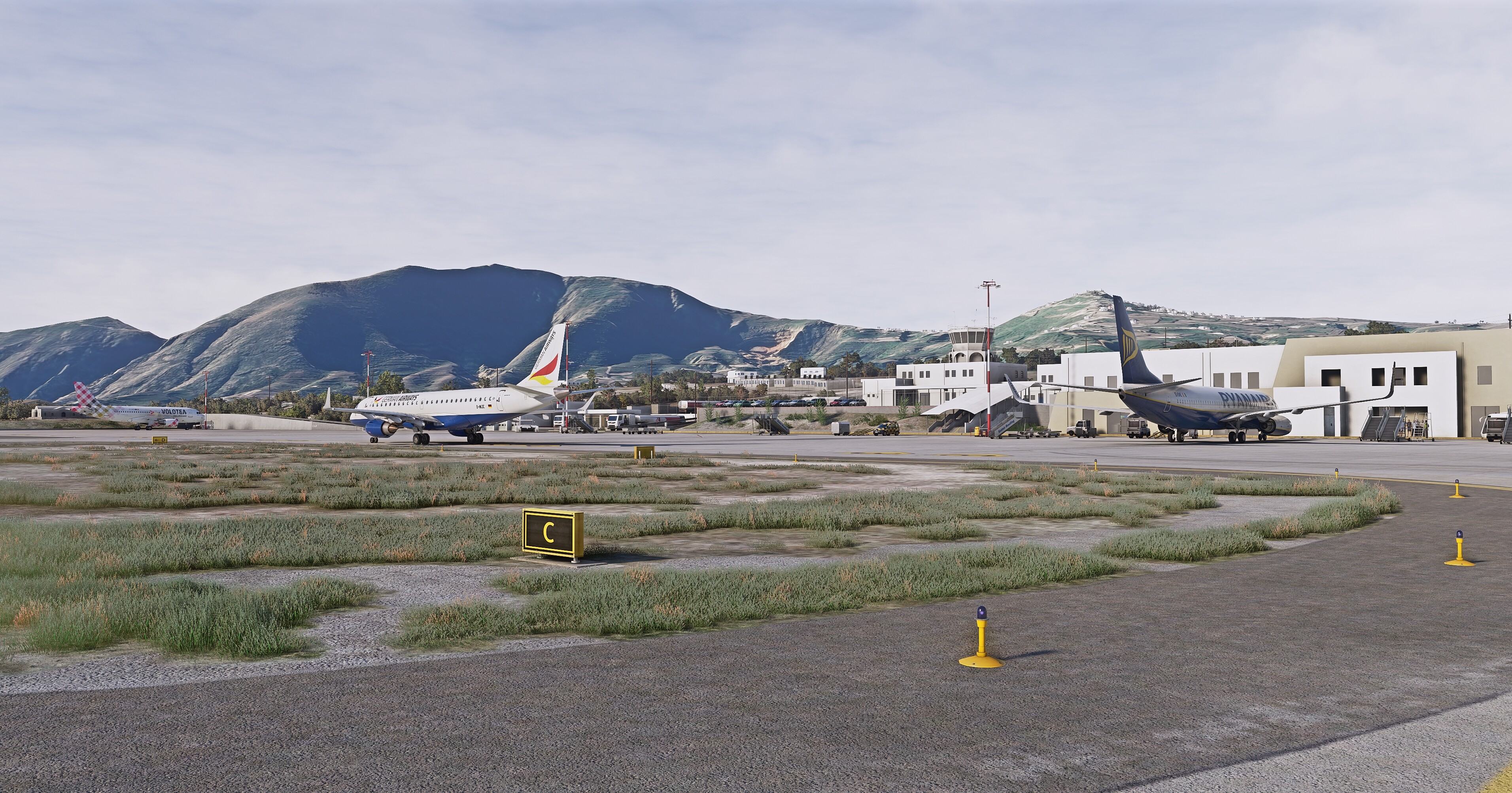 LGSR Santorini Airport & Island - Microsoft Flight Simulator 2024 - Orbx