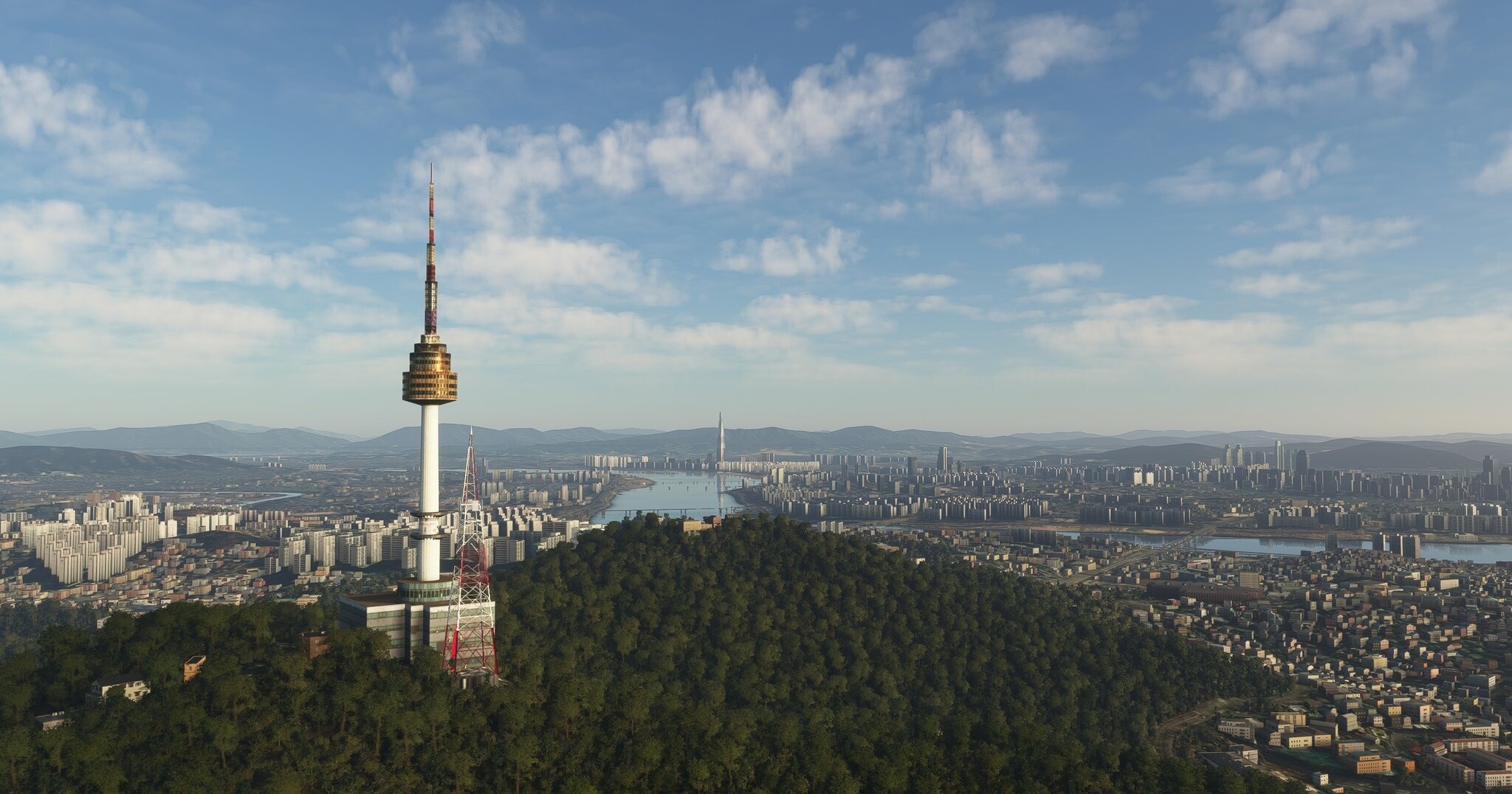 SamScene3D Seoul City Wow - Microsoft Flight Simulator - Orbx