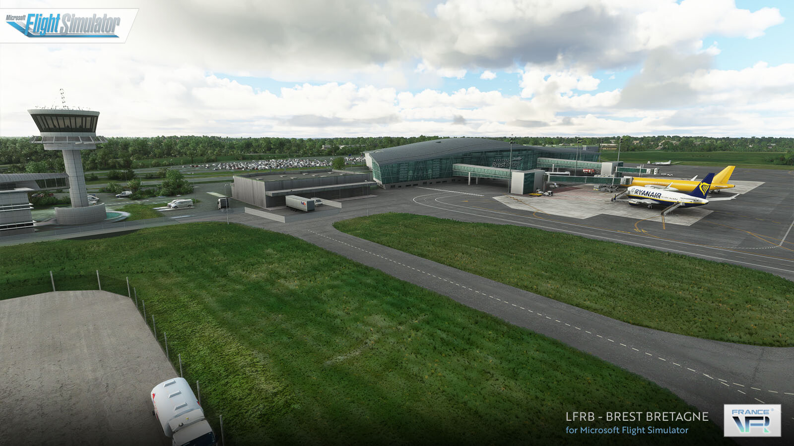 LFRB Brest Bretagne Airport Microsoft Flight Simulator Orbx