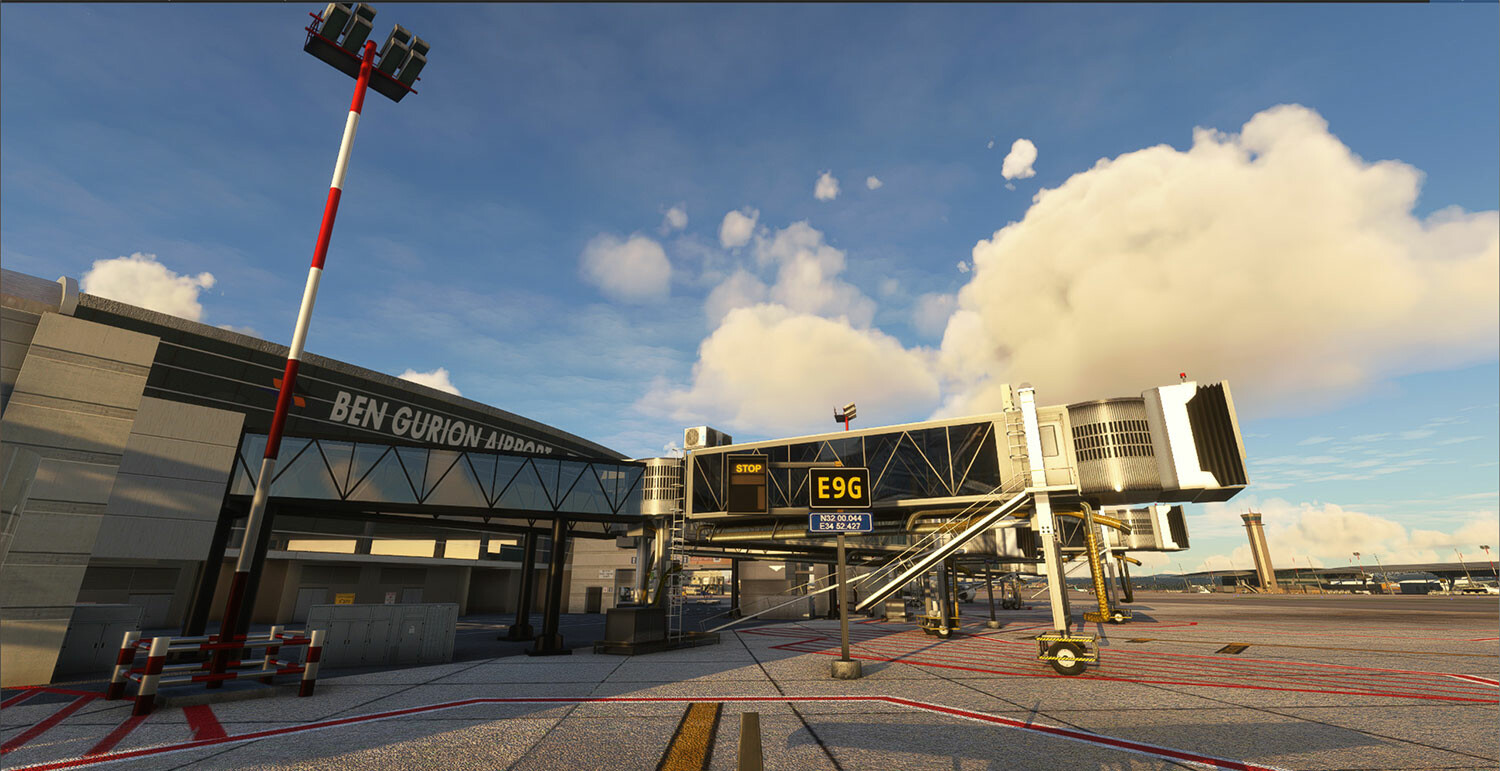 LLBG Ben Gurion Airport - Microsoft Flight Simulator - Orbx
